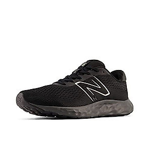 New Balance Men's 520 V8 Running Shoe, Black/Black, 9.5