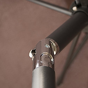 Bestmart INC New Outdoor Patio Garden Sun Proof Patio Umbrella Yard Beach with Crank Tilt 100% Polyester Fabric (8FT Tan)