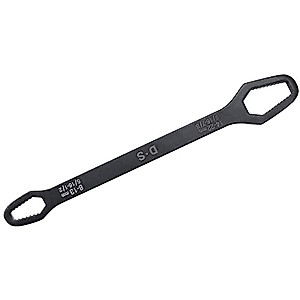 YWHWXB Double Ended Multifunctional Universal Wrench, 5/16”-1/2”, 9/16”-7/8” Self-Tightening Wrench, Chrome Vanadium Steel Repair Tool
