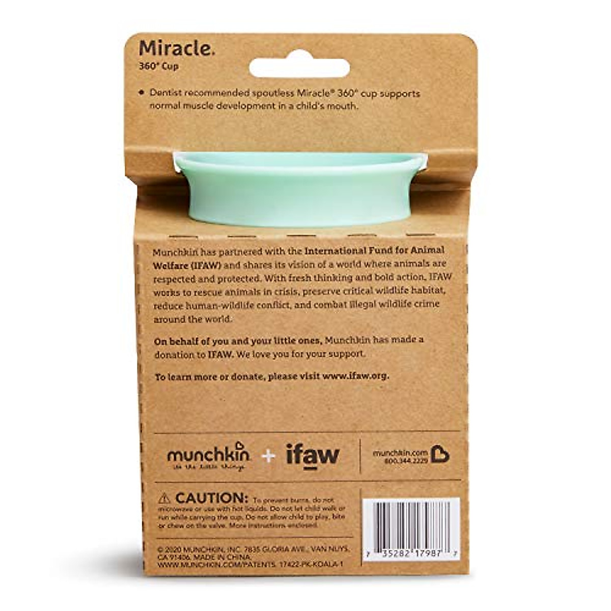 Munchkin® Miracle® 360 Wildlove Sippy Cup, 9 Oz, Koala