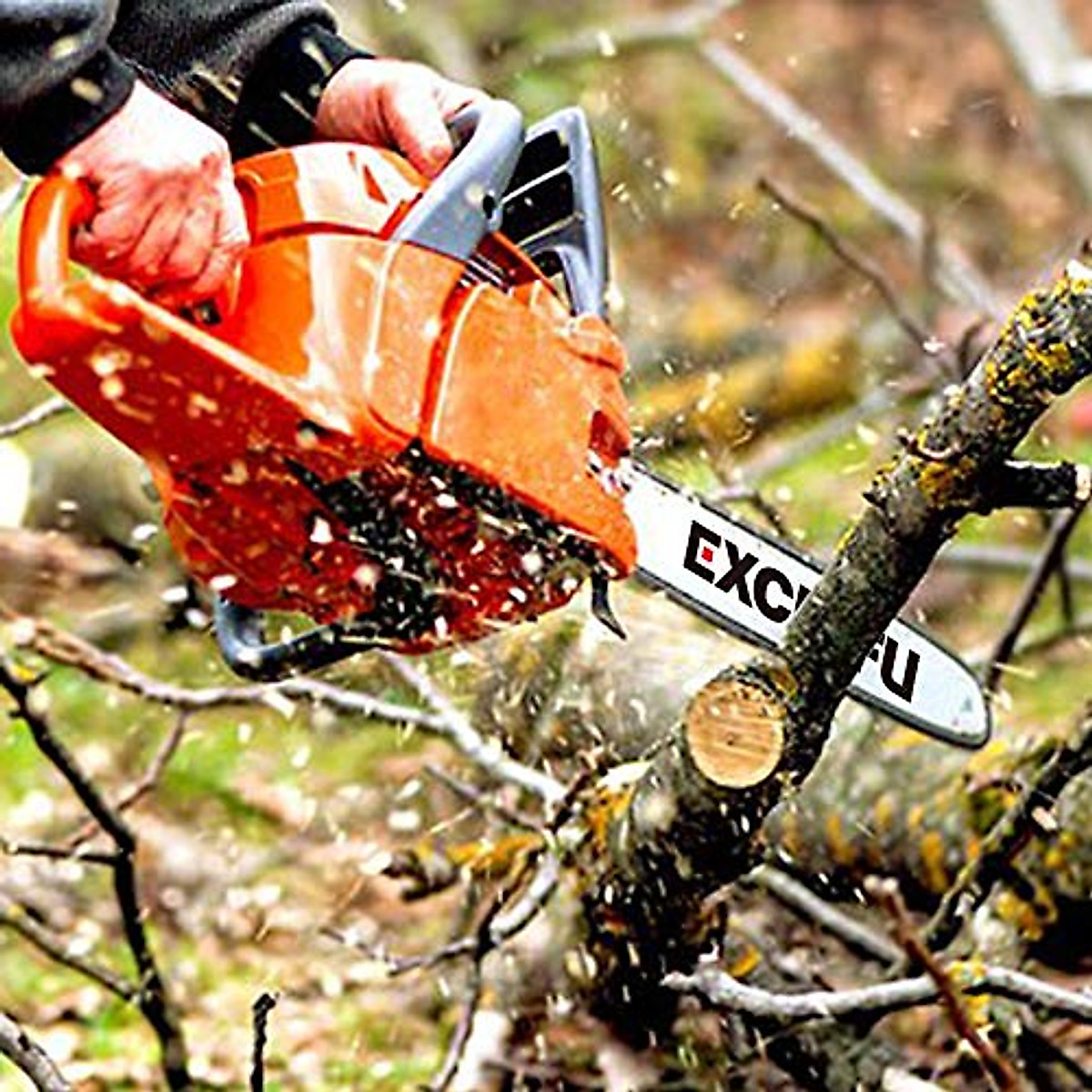 EXCELFU 3 Pack 16 inch Chainsaw Chains 3/8 LP .043 Inch 55 Drive Links fits Stihl MS170 MS180 017 009 019 023 PM400 61 PMM3 55