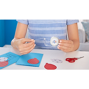 tesafilm Double-Sided Adhesive Tape - Easy hanging of Paper, Photos and Decorations, 1 Roll, 24.6 ft x 0.5 in, Transparent