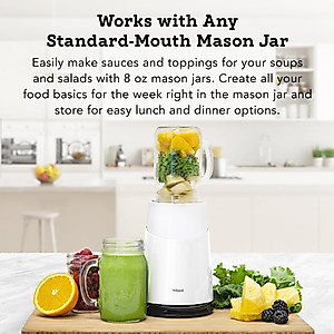 Tribest PB-430WH Personal Blender II, Small Blender for Shakes and Smoothies with BPA-Free Portable Blender Cups, White