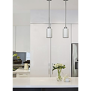 Cannon Safe CANARM LTD. IPL359A01BPT Margo 1 Bulb Mini Pendant Light, Brushed Pewter