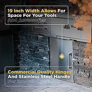 Coyote 17 Inch Single Access Door, Vertical - CSA2417