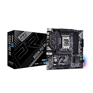 ASRock B660M Pro RS Intel B660 Series CPU (LGA1700) 32 GB Compatible B660M MicroATX Motherboard