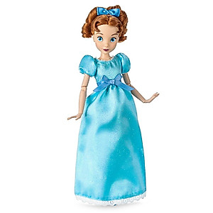 Disney Store Official Wendy Classic Doll from Peter Pan – Authentic 10-Inch Collectible Toy Figure for Kids & Fans of Disney's Peter Pan - Durable Playset for Imaginative Play