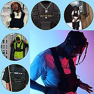 Croogo Universal Hands Free Radio Front Pack Pouch Hiphop Bag Chest Rig Vest Bag Harness Bag Two Way Radio Walkie Talkie Vest