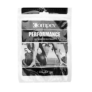 Compex Easy Snap Electrodes 2in x 4in for Edge, Performance, Sport Elite Muscle Stimulators – Blue, 2 Count (Pack of 1)