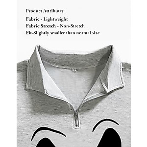 tiqwova Womens Nightmare Before Christmas Halloween Sweatshirt, Loose Casual Christmas Shirt for Women (N01-S)