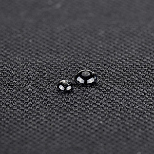 eXtremeRate Black Nylon Dust Cover, Soft Neat Lining Dust Guard, Anti Scratch Waterproof Cover Sleeve for Nintendo Switch & Switch OLED Charging Dock