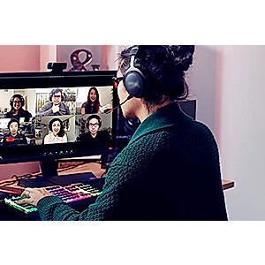 Microphone Replacement for Kingston HyperX Cloud II Wireless Gaming Headset, Detachable Mic Boom with LED Mute Indicator on PC PS5 PS4 Xbox Series X/S