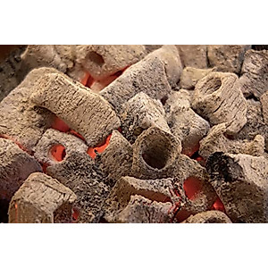 BGGWOLF Charcoal 100% Natural Blocky Charcoal Made from Bamboo, Green Healthy Burning Non-Toxic, Suitable for Family Dinner Party Outdoor Play for Barbecue，5lb