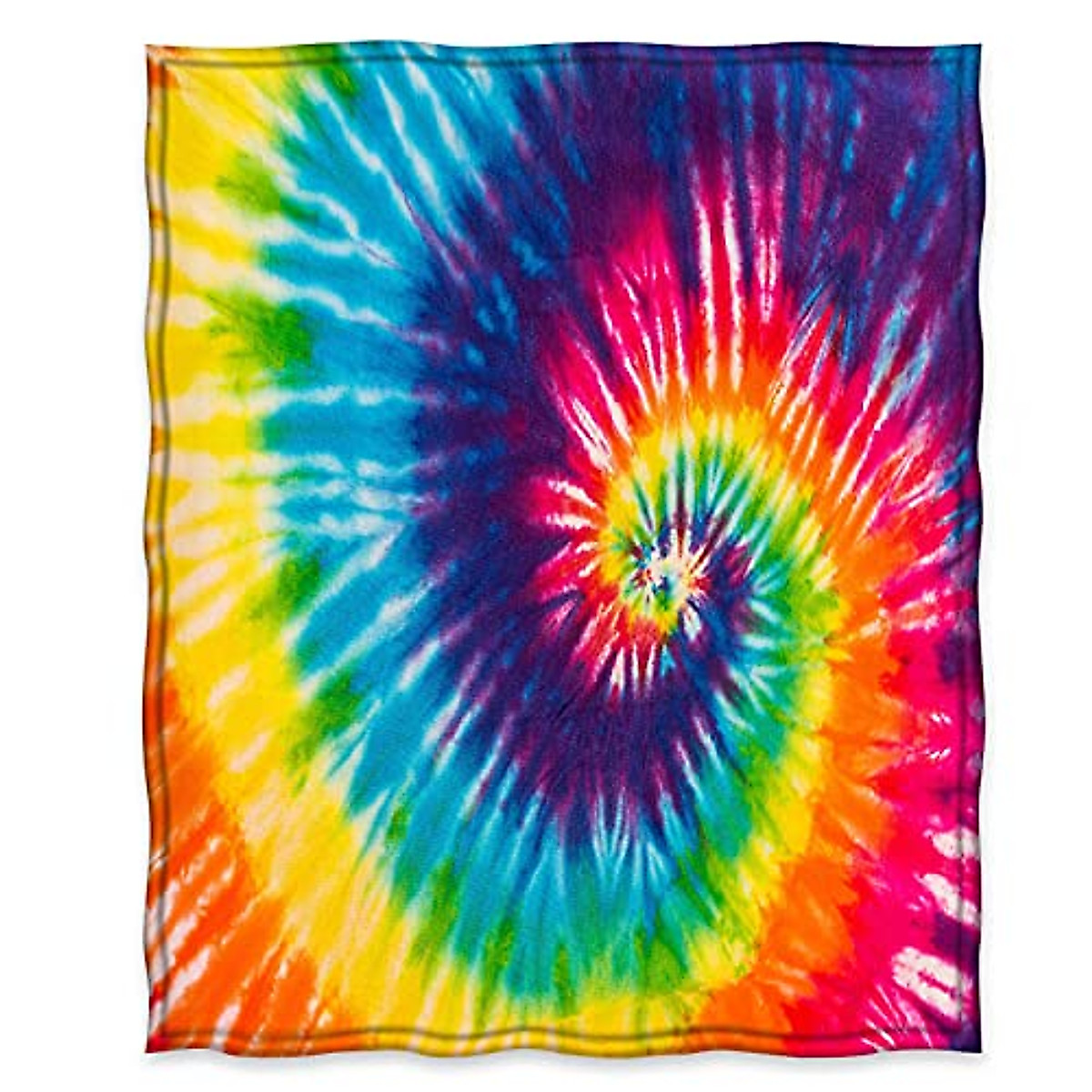 Jekeno Rainbow Blanket Pink Colorful Throw Blanket Spiral Printed Boho Blanket Soft Warm Bed Couch Sofa Blanket Plush Throw 50"x60"