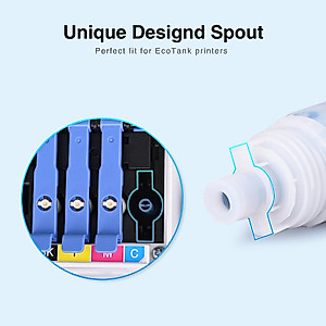 st@r ink Compatible Ink Bottle Replacement for Epson 522 T522 (Black) Refill for EcoTank ET-2720 ET-2800 ET-4700 ET-4800 ET-2710 ET-2803 Printer, 3 Packs