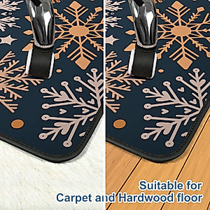 Mapuon Heavy Duty Desk Chair Mat for Carpet & Hardwood Floors, 48" x 36" Exquisite Jacquard Floor Mat Office Chair Mat for Carpeted Floors and Hardwood Floor for Home Office