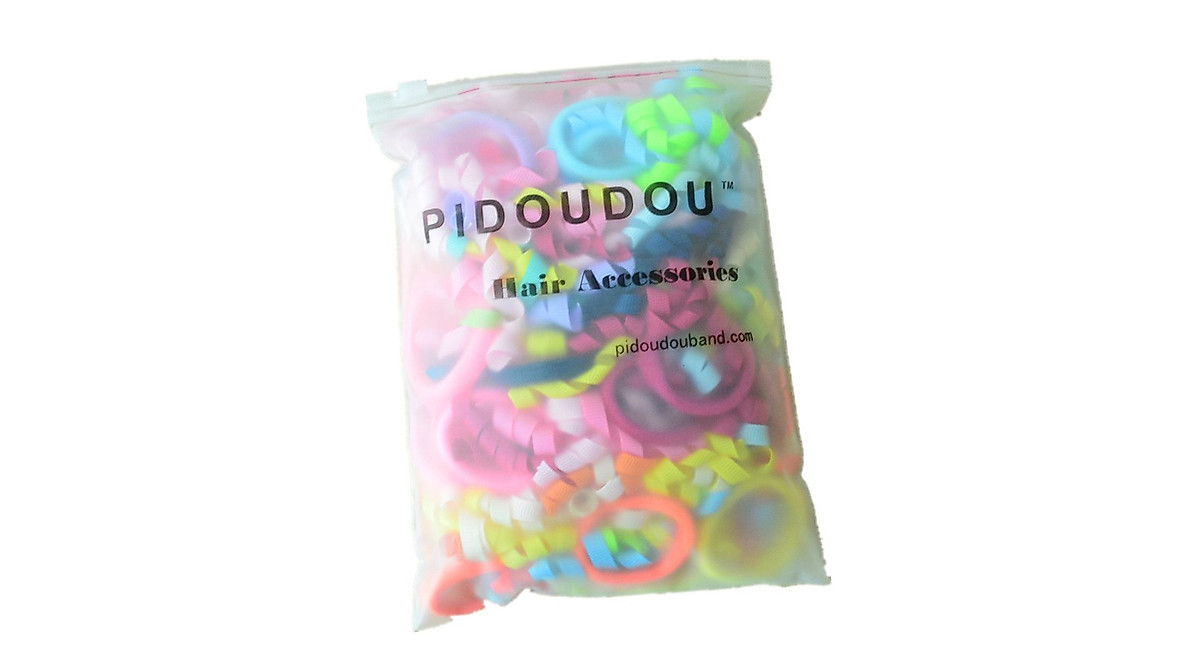 Colorful Girls' Curly Korker Bow Hair Ties - 18 Pack