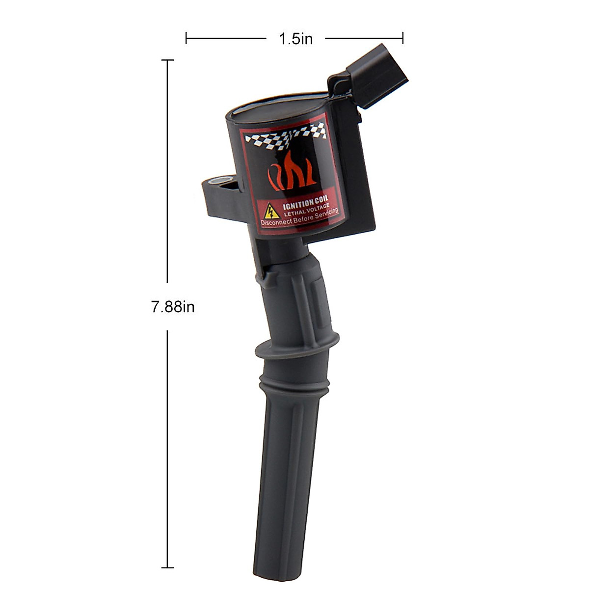 Big-Autoparts Set of 8 Ignition Coil Pack Compatible With Ford F150 F250 Explorer Lincoln Mercury 4.6L 5.4L V8 V10, Upgraded Coil Pack Compatible with DG508 DG457 DG472, Black