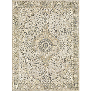 Artistic Weavers Lillian Washable Medallion Area Rug,2' x 3',Ivory