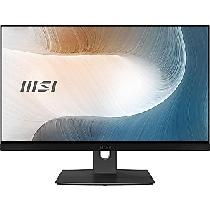 MSI Modern AM241P AIO Desktop, 23.8" FHD IPS-Grade LED, Intel Core i5-1135G7, 8GB Memory, 256GB SSD, WiFi 6, BT 5.1, Black, Windows 10 Home (11M-032US)