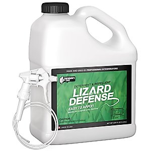 Exterminators Choice - Lizard Defense Repellent Spray - Non-Toxic Deterrent for Pest Control - Repels Lizards and Geckos - Easy to Use - Safe for Kids and Pets (1 Gallon)