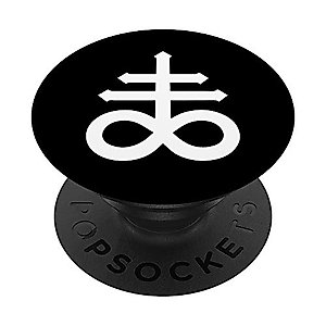 Leviathan Cross Satanic Cross And Alchemy Symbol PopSockets PopGrip: Swappable Grip for Phones & Tablets