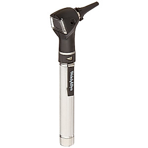Welch Allyn Otoscope Set with AA Handle, Soft Case and 20 Specula (Batteries Included)