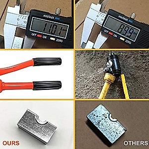 WBHome Hydraulic Wire Crimper Battery Lug Terminal Cable Crimping Tool, 8 Dies, 12 Ton