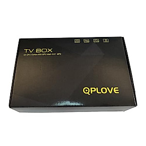 Android TV Box, 4GB RAM 32GB ROM QPLOVE Q18 Boxed TV Android H618 Quad Core Cortex-A53 CPU Mali-G31 GPU 2.4G/5G Dual Band WiFi6 BT5.0 6K 3D HDR10 H265 Smart TV Box