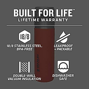 Stanley The Quick Flip GO Bottle Guava, 24OZ / .7L