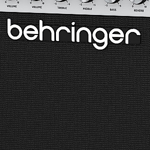 Behringer HA-20R 20 Watt Guitar Amplifier with 2 Independent Channels, VTC Tube Modeling, Reverb and Original Bugera 8" Speaker