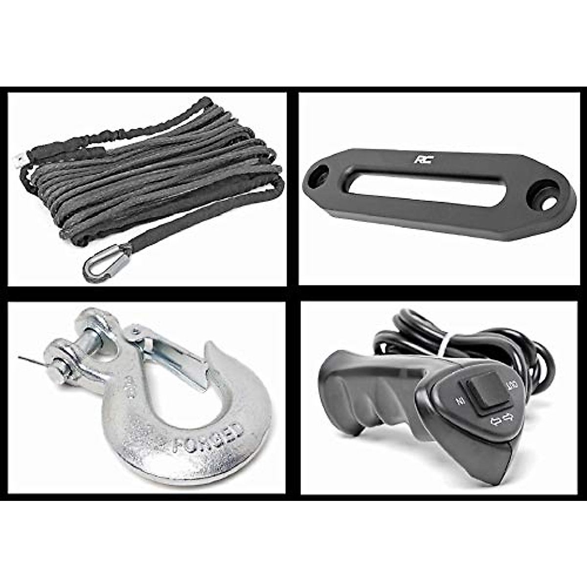 Rough Country 9,500LB PRO Series Electric Winch | Synthetic Rope - PRO9500S