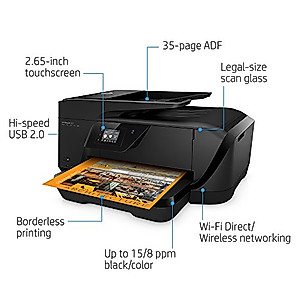 HP OfficeJet 7510 Wide Format All-in-One Printer with Wireless & Mobile Printing (G3J47A)