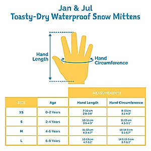 JAN & JUL Girls Snow Mittens for Kids with Thinsulate (Tulip, S: 2-4Y)