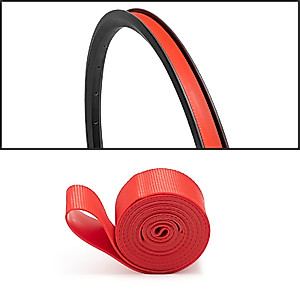 2 Pack 20" E-Bike Tires 20x4.0 Classic White Wall Tires with 2 Nylon Rim Strips for 20 x 4.0 Electric Bike Bicycle Tires