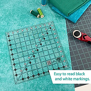 Creative Grids Square Quilt Ruler 10-1/2in x 10-1/2in - CGR10