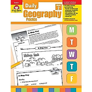 Daily Geography Practice, Grade 2