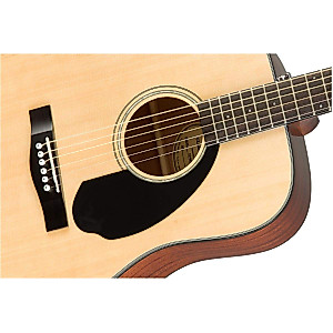Fender CD-60S Dreadnought Acoustic Guitar, with 2-Year Warranty, Natural