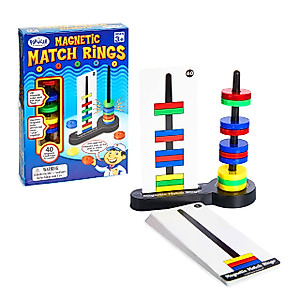 Magnetic Match Rings, Magnet Matching Game STEM Learning Toy for Kids