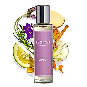 PINROSE Perfumes Lil' Dipper - Eau de Parfum Fragrance Spray for Women - Clean, Vegan, Cruelty-free, and Hypoallergenic Scent with Essential Oils - Notes of Lemon Peel, Peony, Sandalwood, Violet, Lavendar and Musk - 1 fl oz/30 ml
