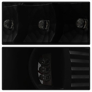 ACANII - For Black Smoke 1999-2007 Ford F250 Superduty 97-03 F150 LED Tail Lights Brake Lamps