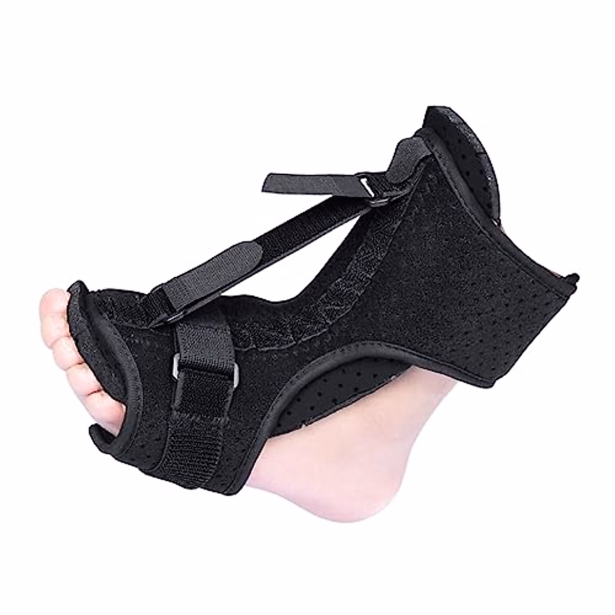 Healifty 1 Set Night Splint Night Sleeping Foot Splint Elastic Dorsal Night Splint Plantar Fasciitis Night Splint Black Fixed Ankle Brace Ankle Sprain Support Foot Fracture Brace Foot Drop