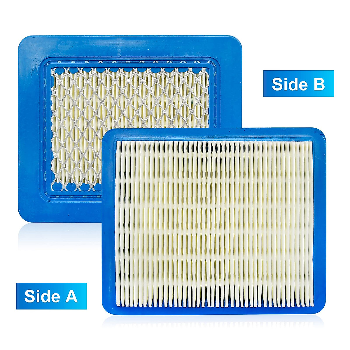 UOIENRT Air Filter with Pre Filter Fuel Filter Spark Plug Replacement for BS 625e 675ex 725ex Troy-Bilt TB110 TB230 TB130 TB210 3.5-6.75 Gross HP LG491588JD, 491588S 491588 399959