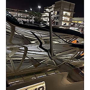 JDMCAR Antenna Ornament Replacement for 2007 2008 2009 2010 2011 2012 2013 Toyota Tundra Accessories, 86392-0C040 Tundra Manual Radio Antenna Mounted Base Bezel