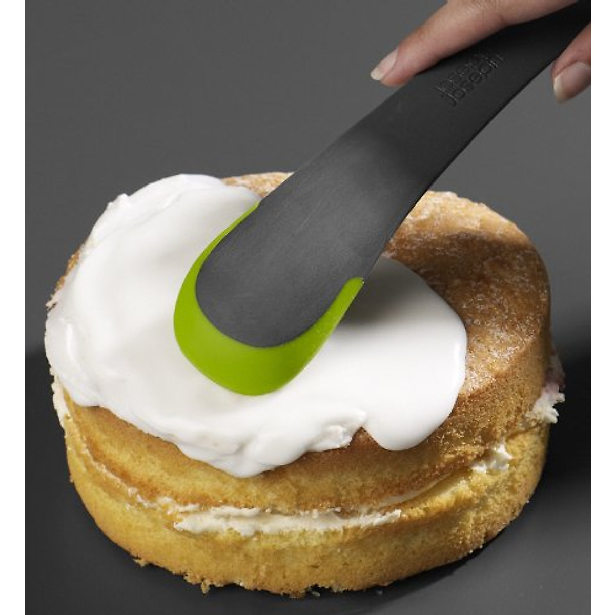 Joseph Joseph Uni-Tool 5-In-1 Utensil Slotted Solid Spoon Spatula Turner Slicer Kitchen All-In One Space Saving, Gray 12 long