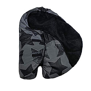 7AM Baby Car Seat Blanket - Multifunctional Car Seat Cover for Baby Boy & Girl, Winter Stroller & Car Seat Swaddle Blankets for Babies, Micro-Fleece & Plush Lined Warm Carseat Cover | Nido (6-18M)