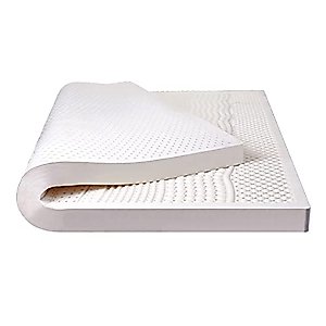 QQCC Mattress Topper Natural Latex Mattresses Tatami Slow Rebound Home Single Double Mattress Family Bedspreads King Twin Full Size (Color : 15, Size : 10cm)