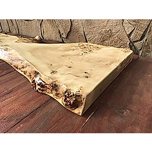 Table top from poplar burl slab, live edge table top, poplar burl, slab burl