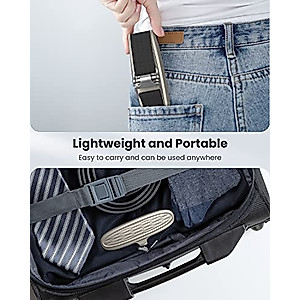 RENPHO Luggage Scale, Travel Essentials, Portable Digital Suitcase Weight Scale with Backlit LCD Display for Travel, Baggage Weighing Scale with Tare Function, 110lb/50kg, Battery Included