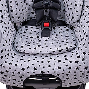 JYOKO Kids Cover Liner for car seat Compatible with Graco Extend2fit, 100% Cotton Made (Black Star)